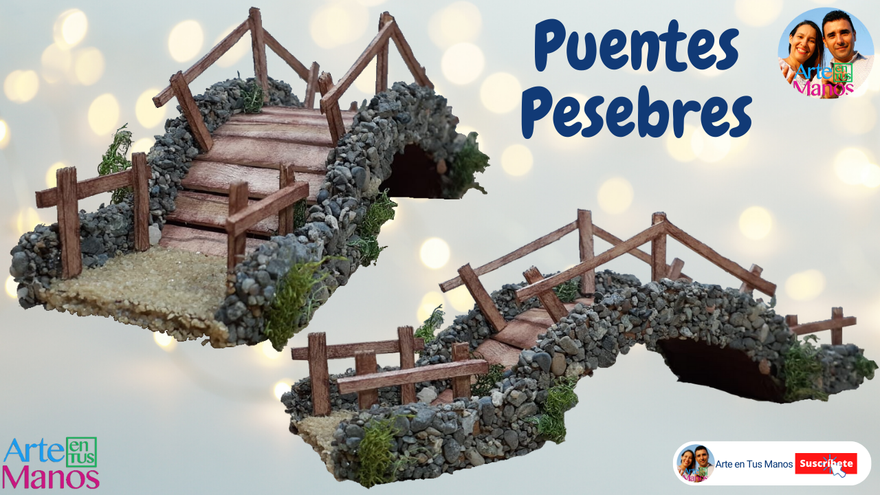 Puente en Cartón y Piedra, Para Belenes, Pesebres y Maquetas – Arte en ...