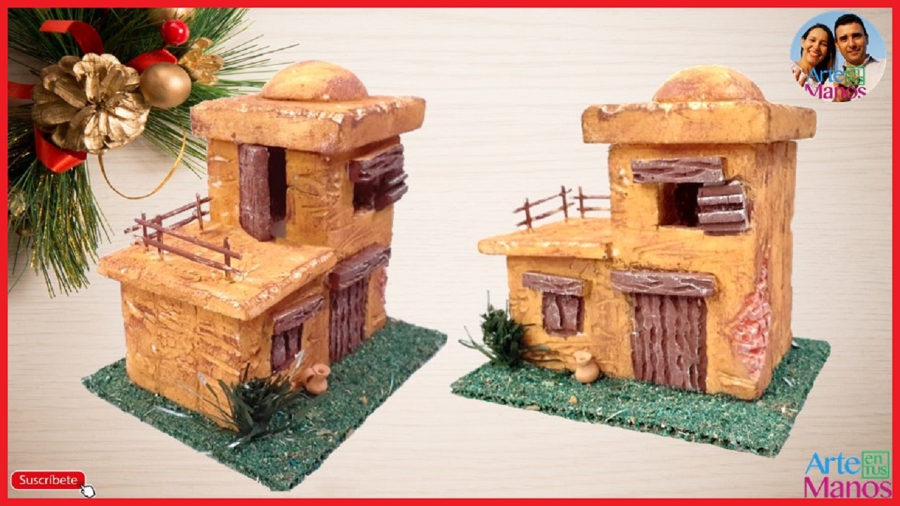 Casas para el Pesebre Fácil, Económicas y Sencillas - Arte en Tus Manos ...