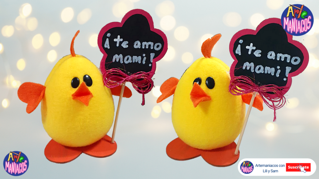 Pollito para Mamá, Fácil con Artemaniacos - Arte en Tus Manos con Lili ...