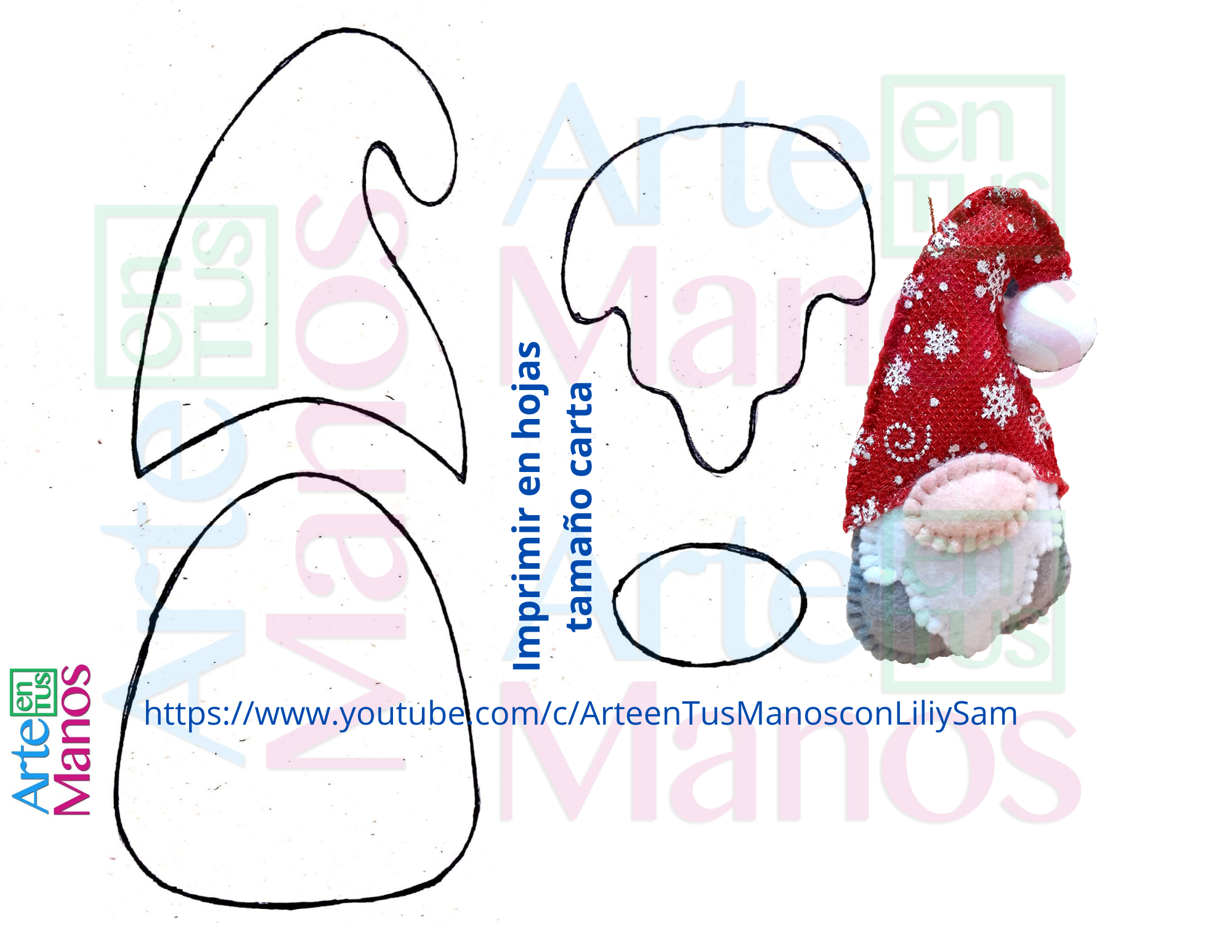 Esferas Navideñas en Fieltro, Grinch, Elfos y Gnomos, Tutorial con Arte ...