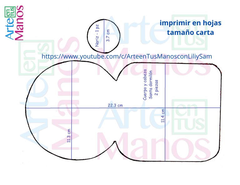 Santa Claus Dormilón en la Luna, Tutorial con Arte en Tus Manos - Arte ...