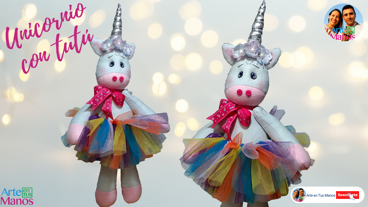 Unicornios con Tutú, Tutorial con Arte en Tus Manos - Arte en Tus Manos ...
