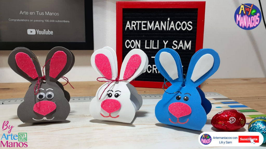 Conejos Dulceros en Foami, Fácil Artemaníacos - Arte en Tus Manos con ...