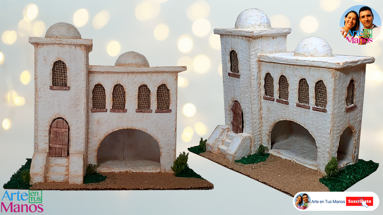 CASAS RECICLADAS en CARTÓN, Para Pesebres, Belenes, Maquetas, Fácil ...