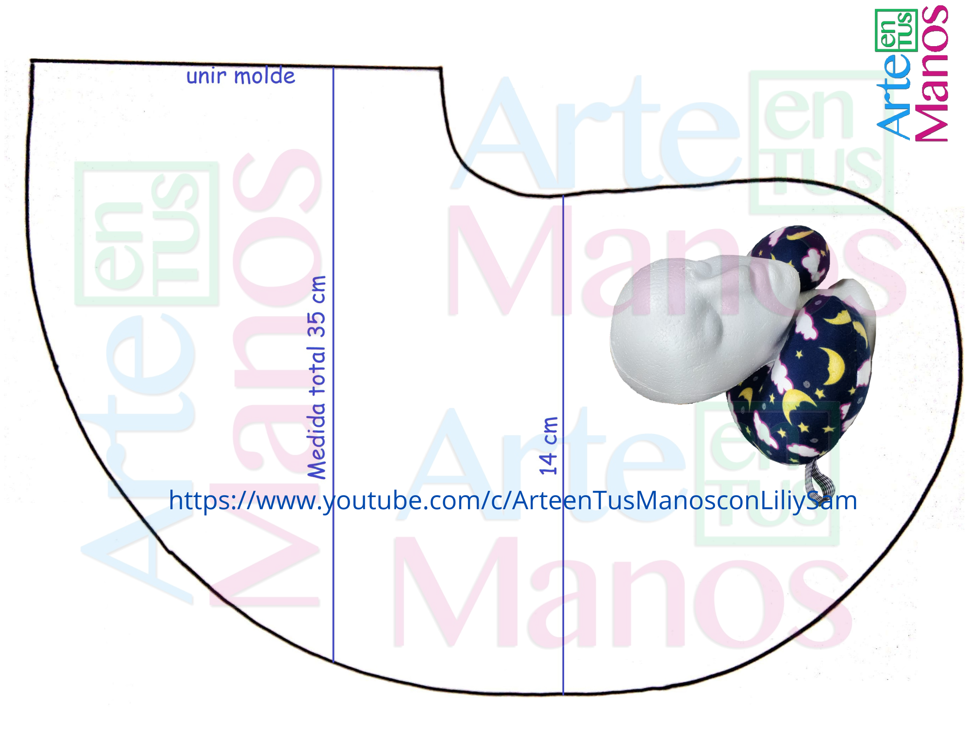 Cojín Viajero para el Cuello, Fácil con Artemaníacos - Arte en Tus Manos con Lili y Sam Hola ...