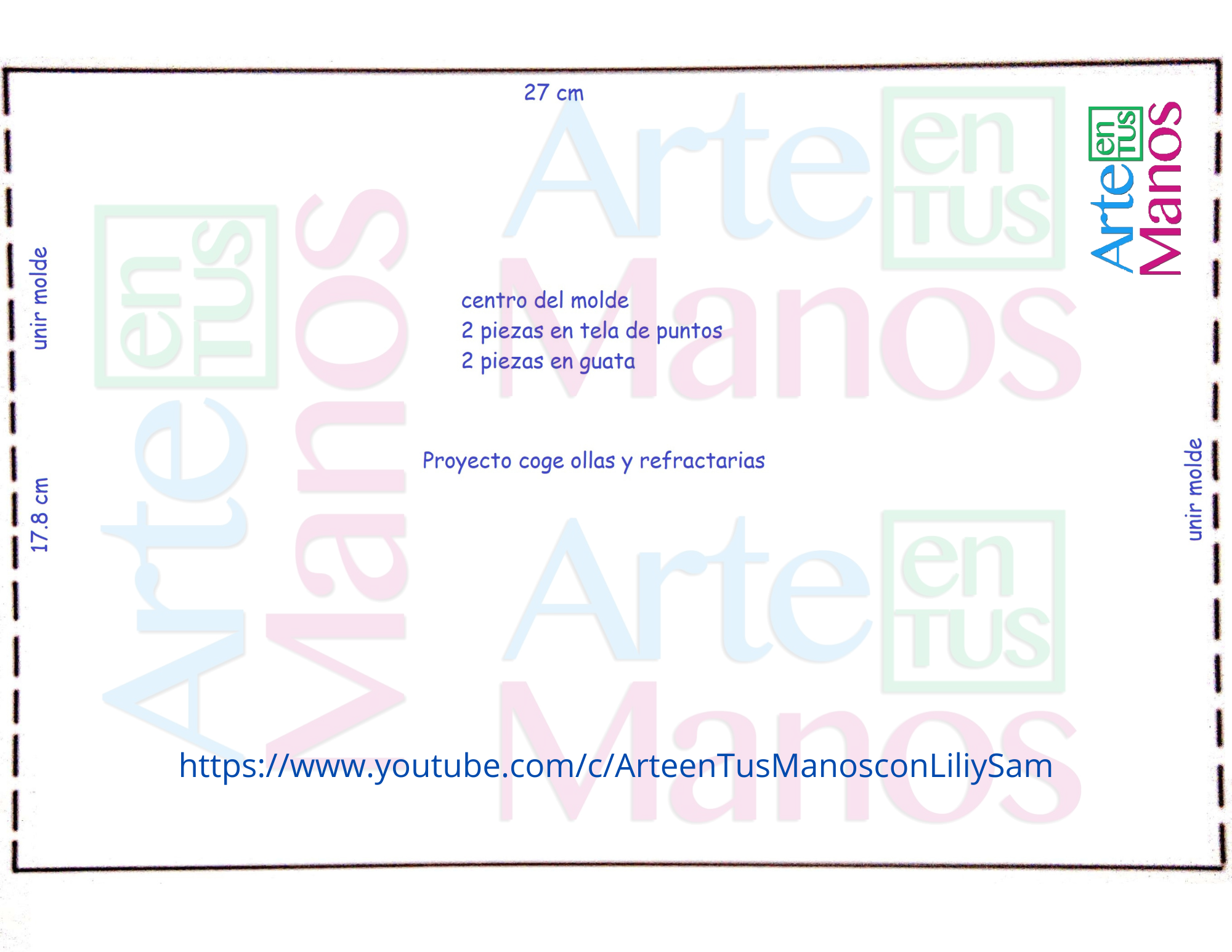 Coge Ollas, Agarraderas Para Ollas y Refractarias, Tutorial ...