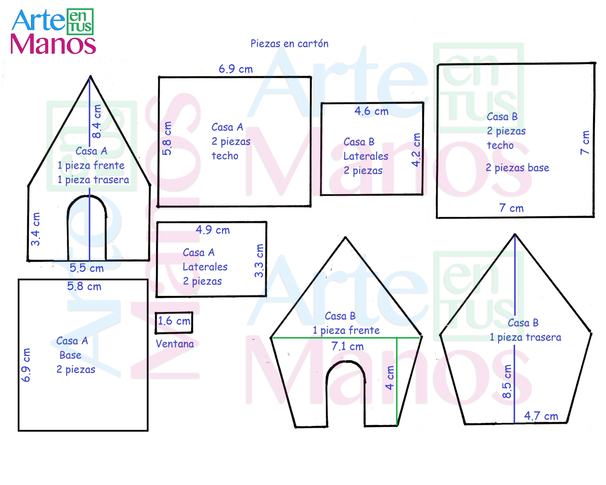 Casitas de Jengibre con Técnica Candy Cane, Arte en Tus Manos - Arte en ...