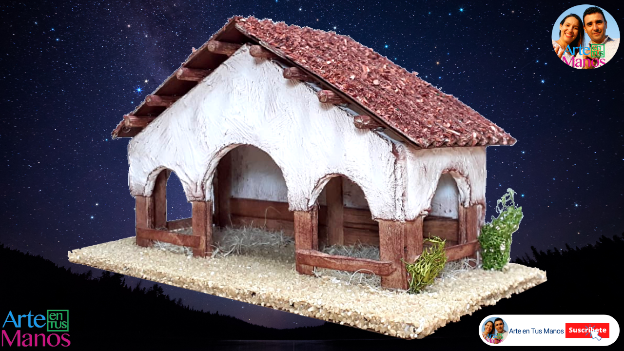 Casas en Cartón Modelo E5, Juego Para Pesebres Con Arte en Tus Manos ...