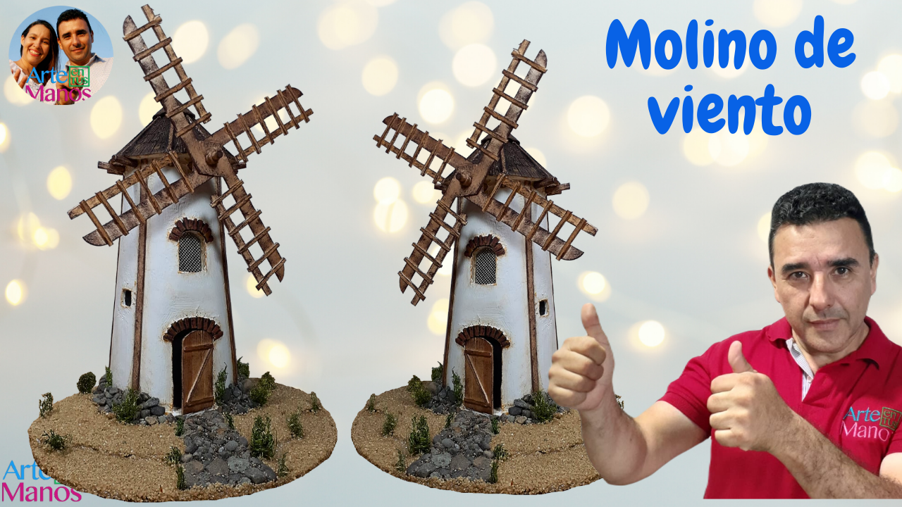 MOLINOS DE VIENTO Para Pesebres, Belenes y Maquetas - Arte en Tus Manos ...