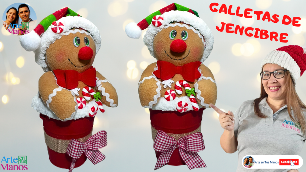 GALLETAS DE JENGIBRE Esfera o Dulcero - Tutorial En Vivo Con ARTE EN ...