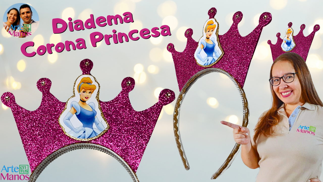 Hermosas DIADEMAS CON CORONAS En Foami, FÁCILES Con Arte en Tus Manos ...