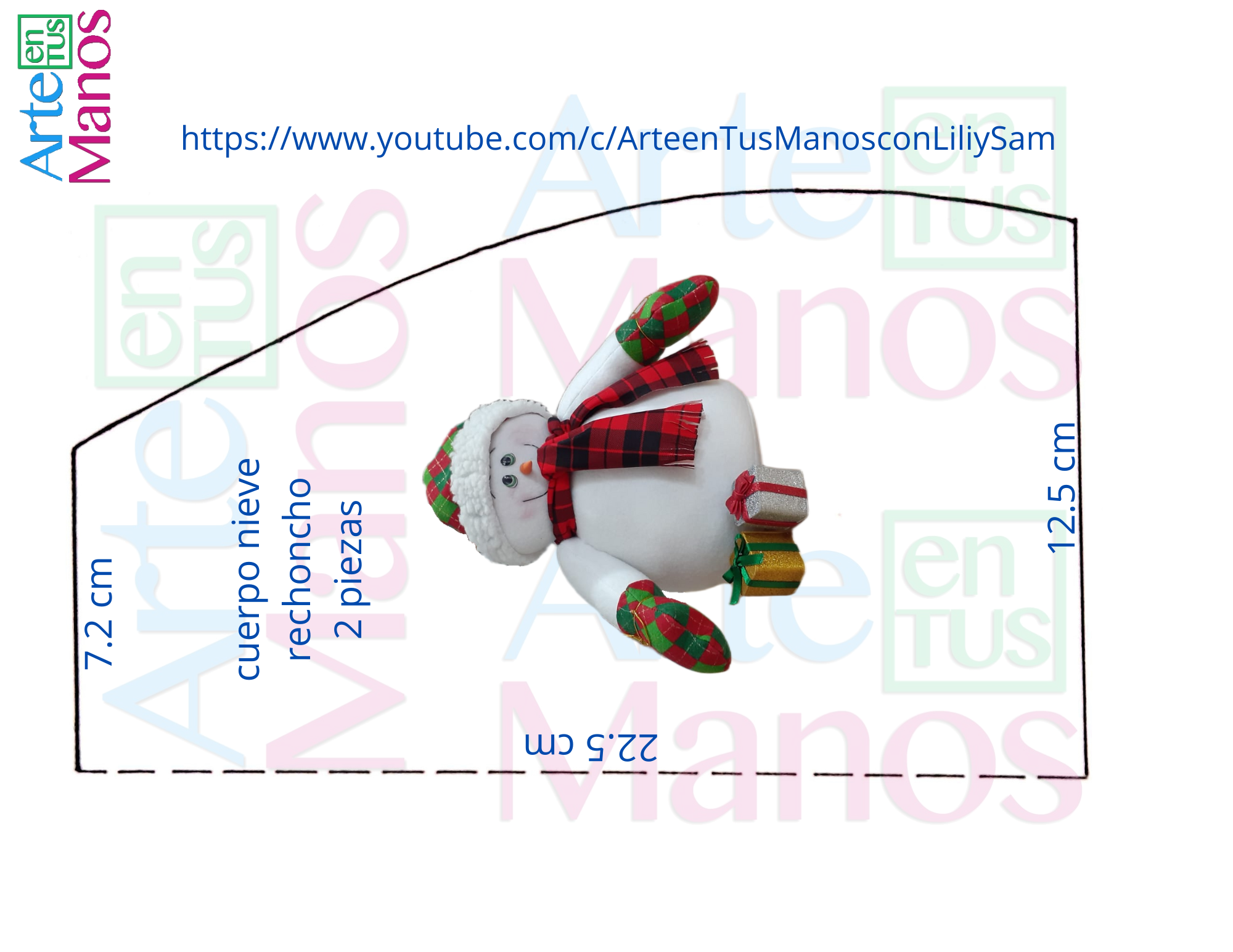Haz Tus Propios MUÑECOS DE NIEVE RECHONCHOS, Fácil Con Arte en Tus ...