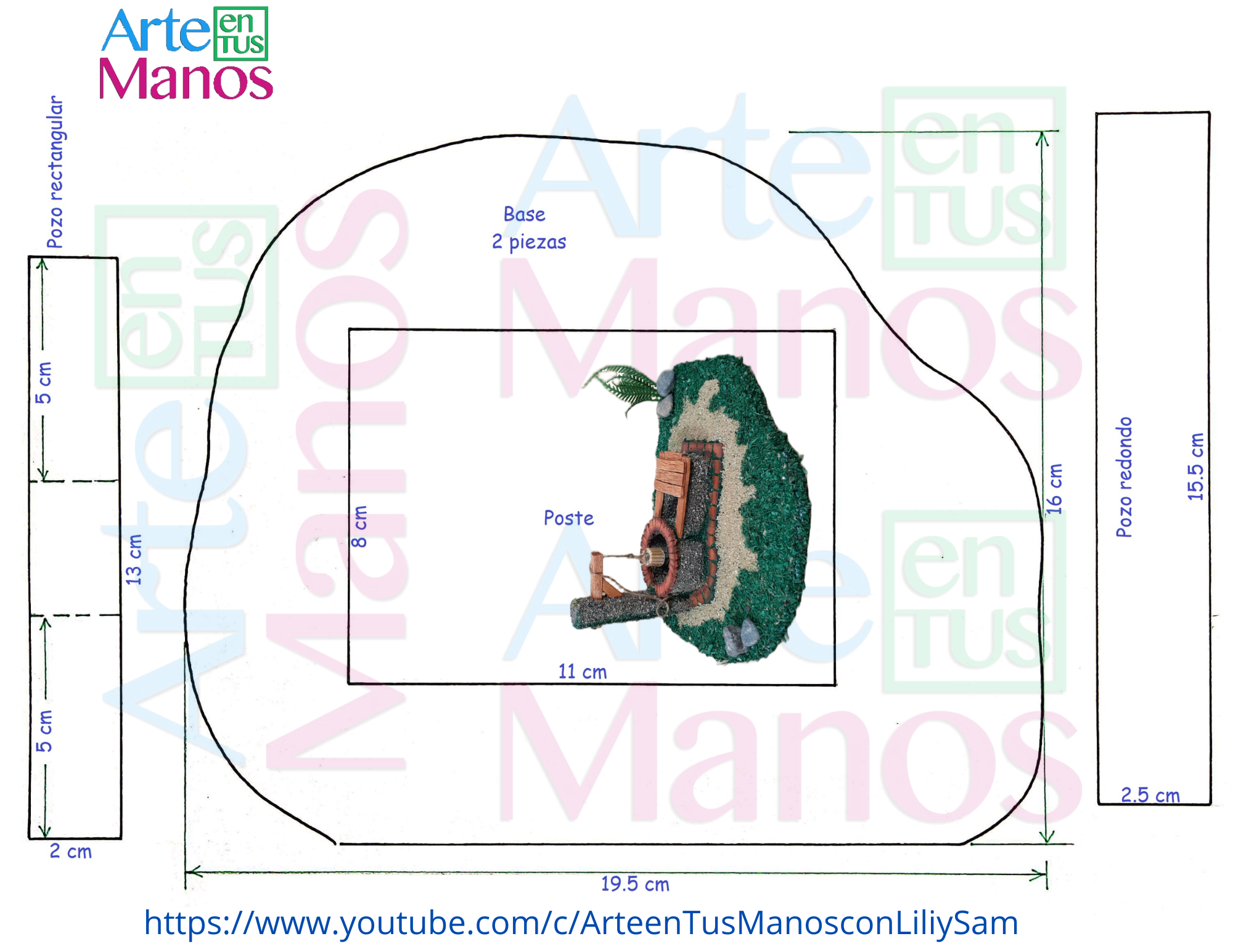 Haz Tus Propios POZOS PARA PESEBRES, BELENES en Cartón, Fácil Con Arte ...