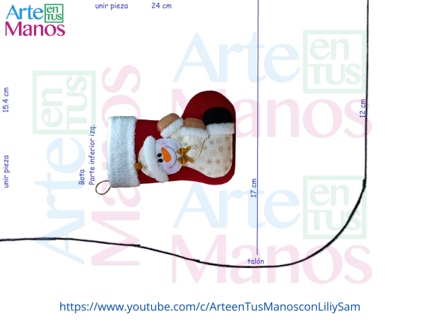 BOTAS NAVIDEÑAS y Muñecos de Nieve, Fáciles, Hermosas Con Arte en Tus ...