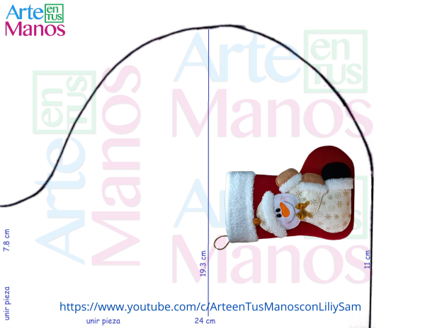 BOTAS NAVIDEÑAS y Muñecos de Nieve, Fáciles, Hermosas Con Arte en Tus ...